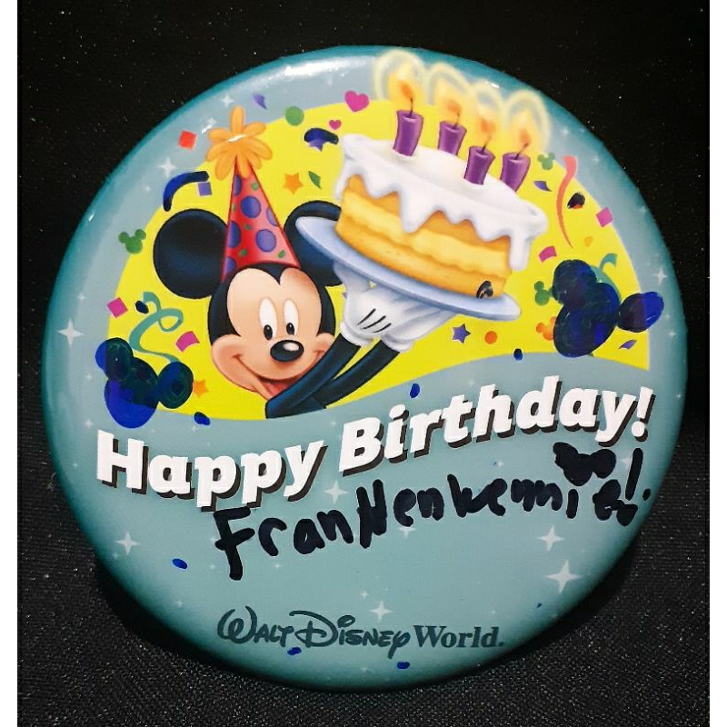 Botton Colecionável Happy Birthday Frankenweenie - Oficial - Pin ...