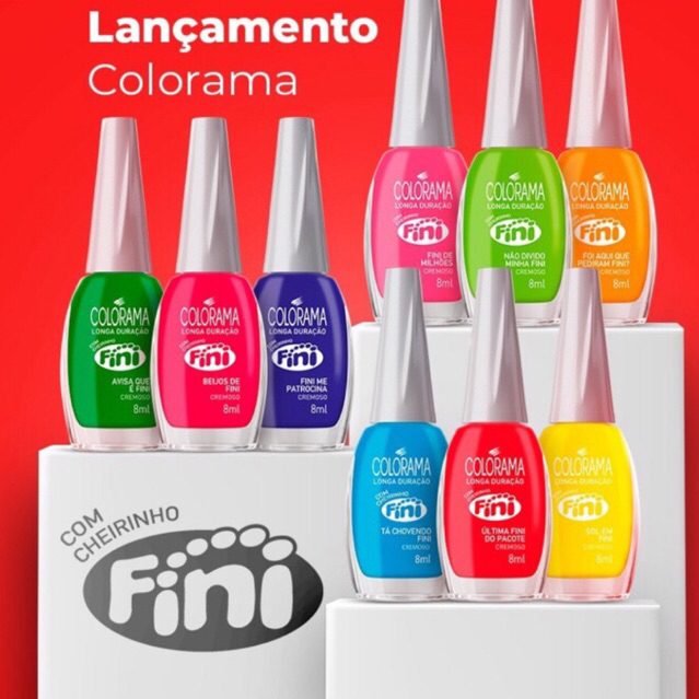 Coleção de Esmaltes Colorama Fini | Shopee Brasil