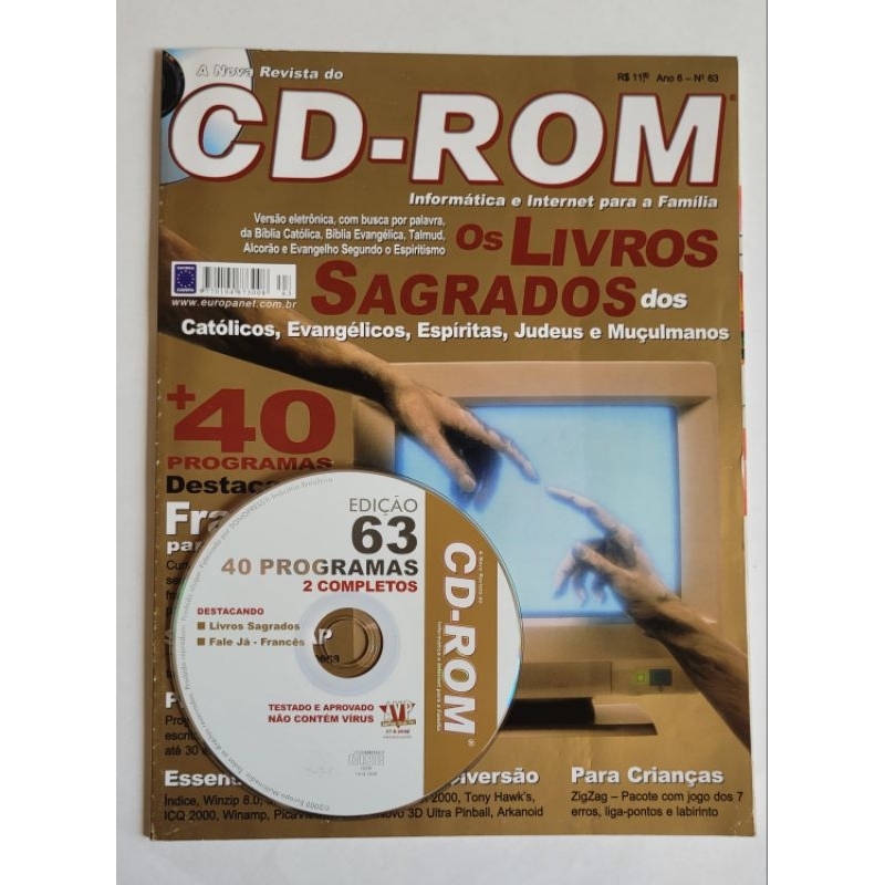 Revista do Cd-rom N° 63 - Pc | Shopee Brasil