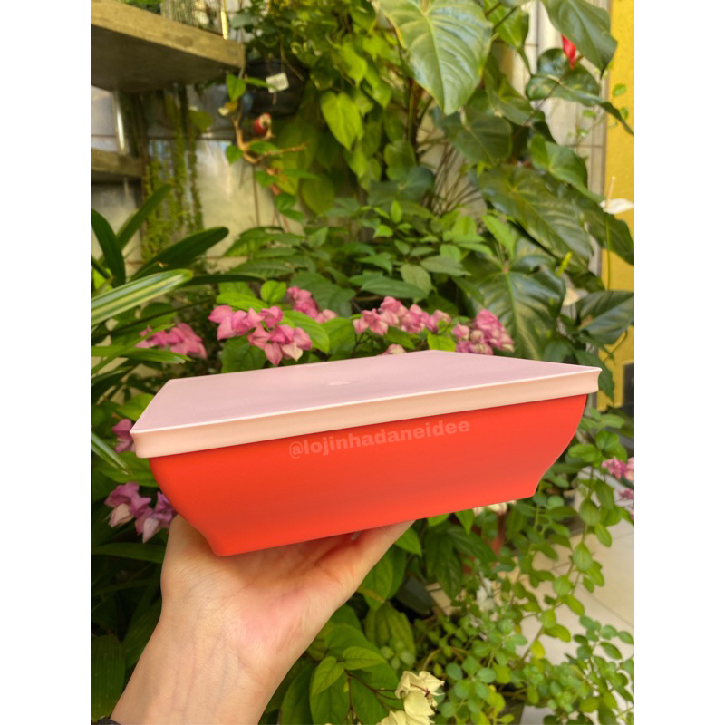 Tupperware Travessa Zen Line Quadrada 1,75 litros | Shopee Brasil