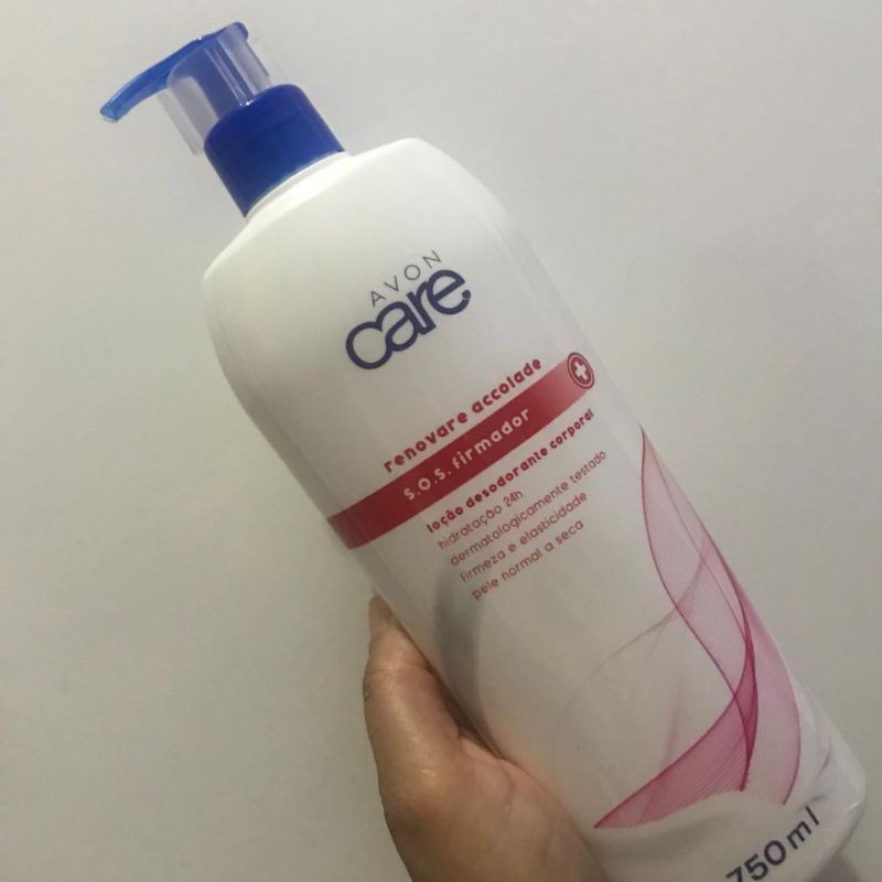 Creme hidratante corporal SOS Firmador Avon Care 750ml | Shopee Brasil