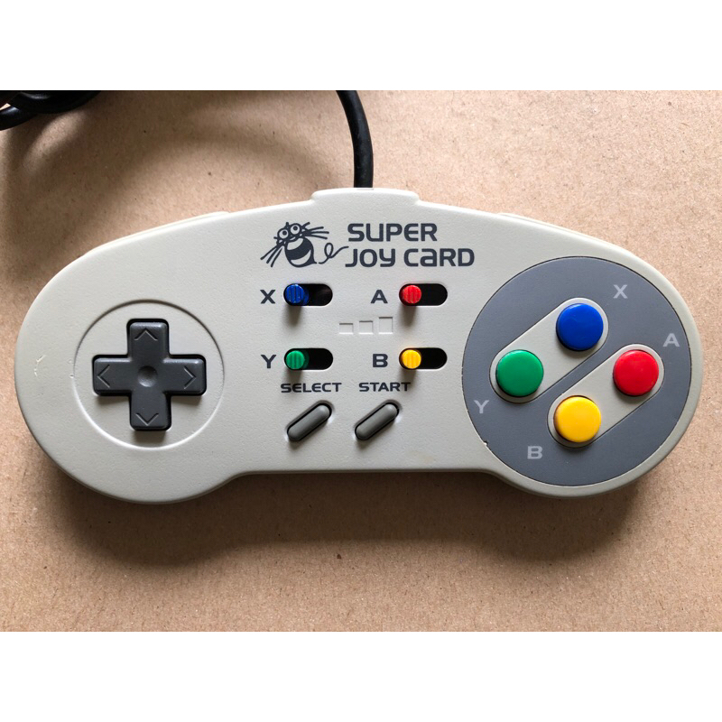 CONTROLE - SUPER FAMICOM - SUPER JOY CARD - SUPER NINTENDO - ORIGINAL | Shopee Brasil