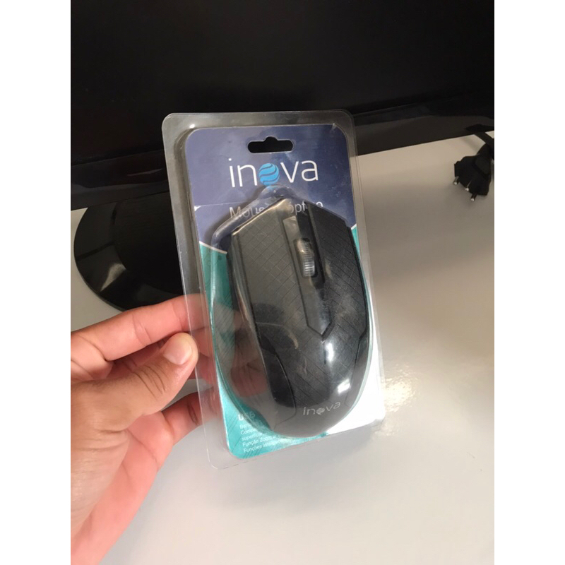 Mouse INOVA 1000DPI Usb com fio | Shopee Brasil