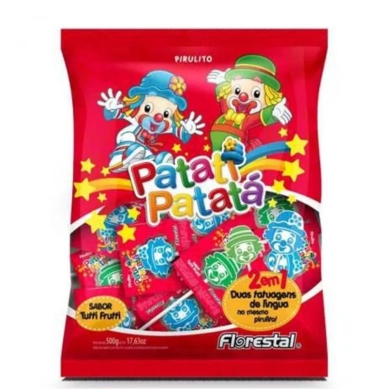 Doce Pirulito 25 pacotes Personagens 50 gramas Festas | Shopee Brasil