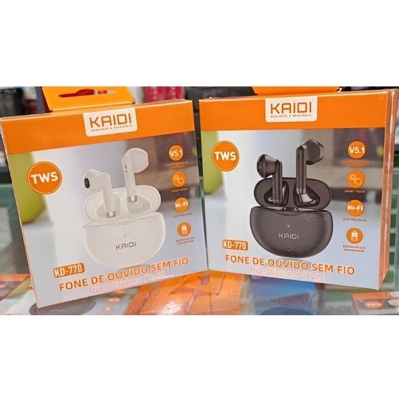 Fone De Ouvido Bluetooth Kaidi Kd770 Original | Shopee Brasil