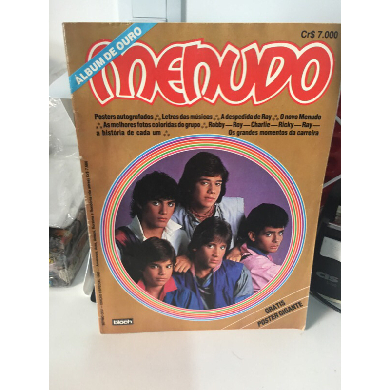 Menudo revista Álbum De Ouro | Shopee Brasil