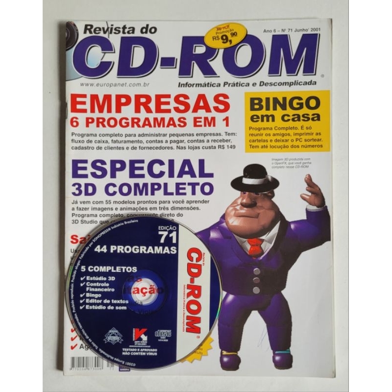 Revista do Cd-rom N° 71 - Pc | Shopee Brasil
