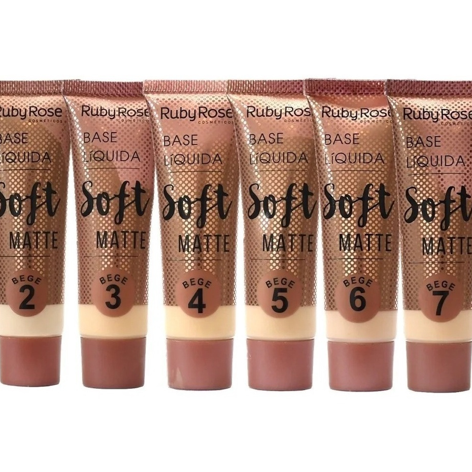 Base Liquida Soft Matte Ruby Rose - Maquiagem | Shopee Brasil