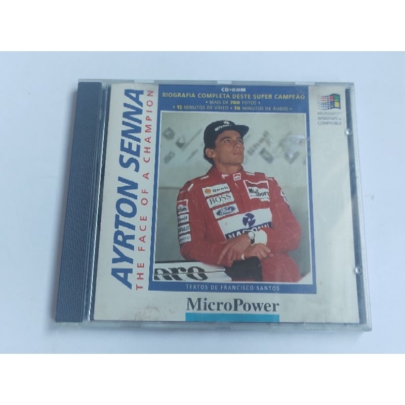 Ayrton Senna The Face of A Champion Raro | Shopee Brasil