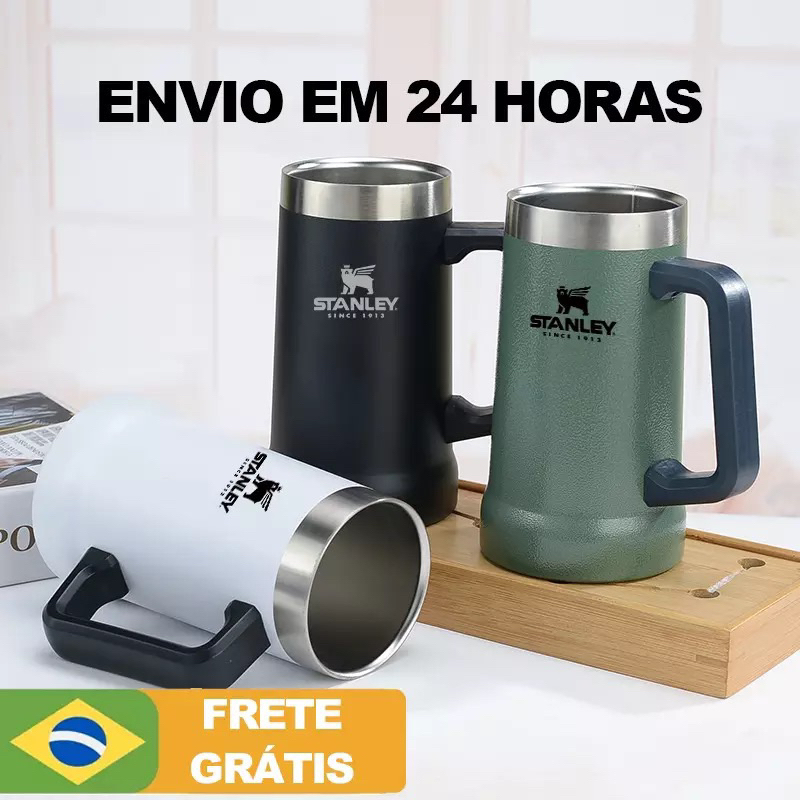 Caneca termica 709 ml em Inox copo termico Polar café chá água parede ...