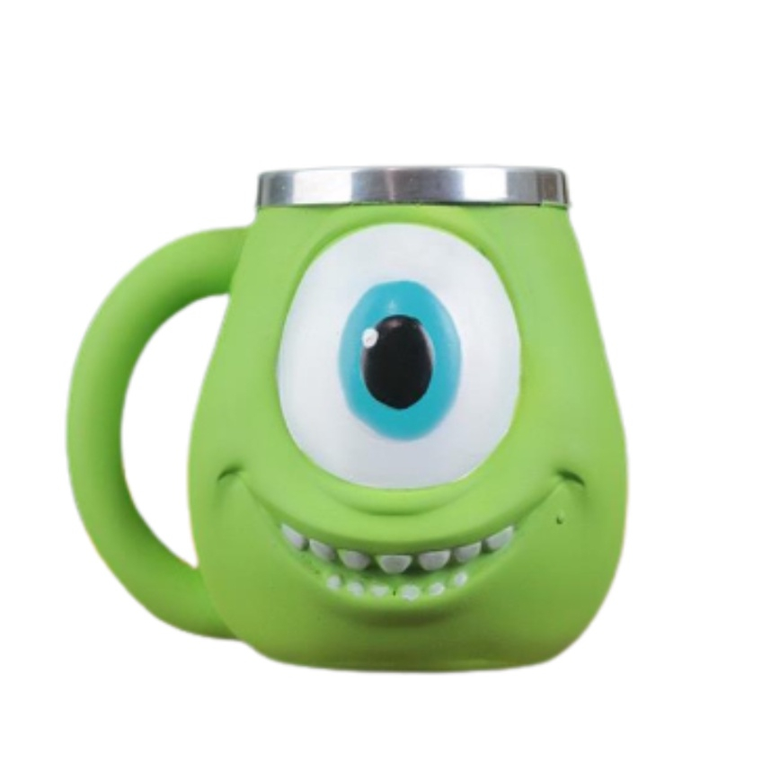 Caneca 3D Mike Wazowski Filme Monstros S.A Colecionável de Resina ...