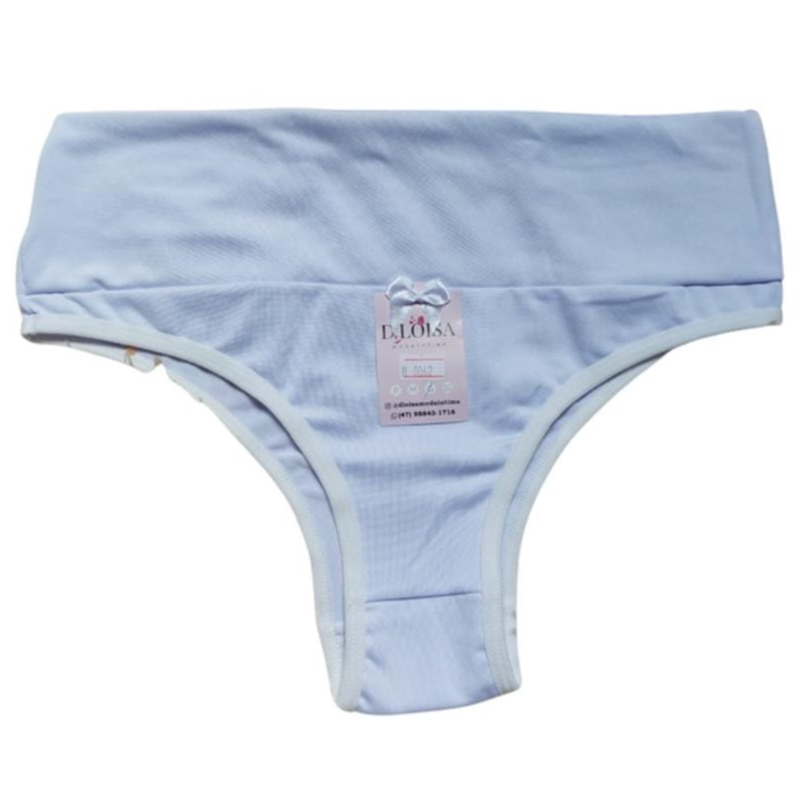 kit 5 Calcinhas Básica Cos alto lisa | Shopee Brasil