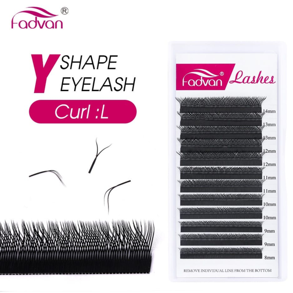 Cílios Fadvan Y Curvatura L Efeito Fox Eye Extensão Cílios Brasileiro ...