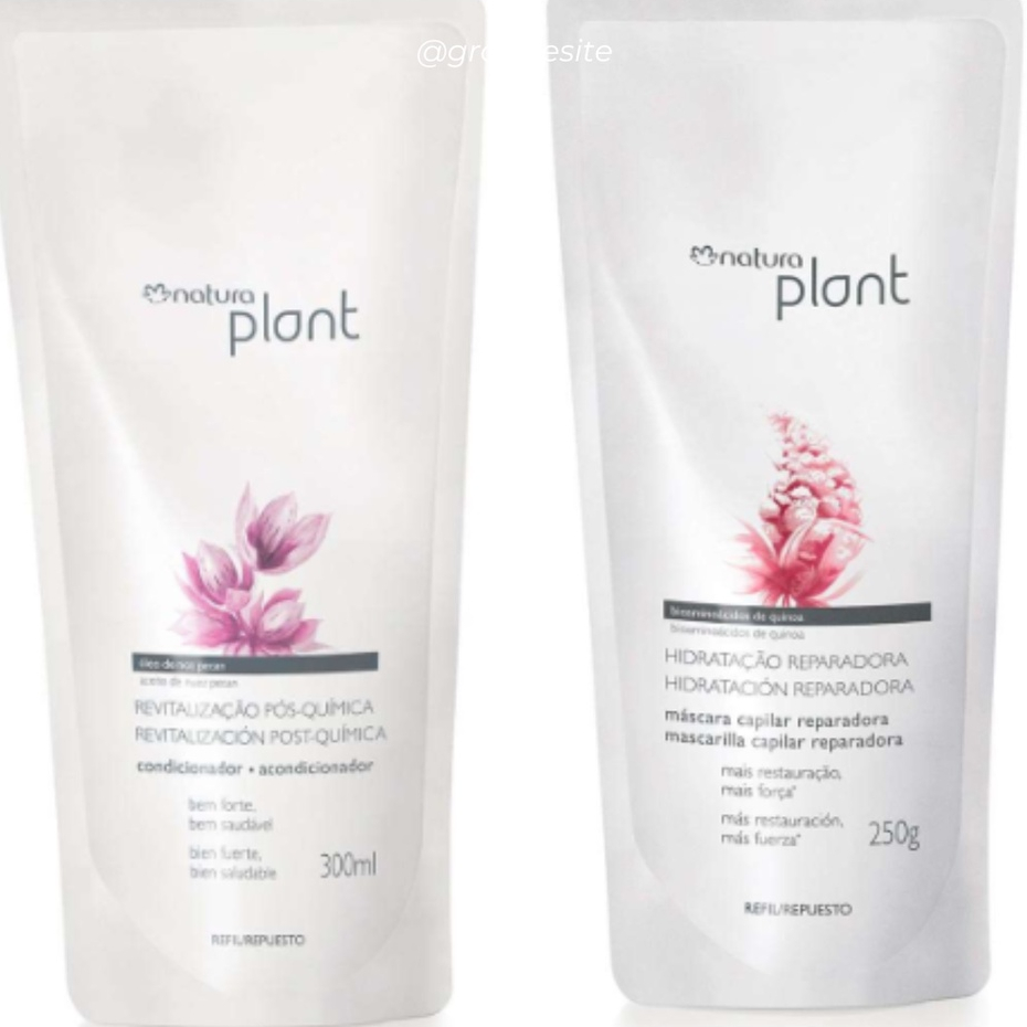 Natura Plant Máscara Capilar - Hidratação Reparadora, Revitalização Pós ...