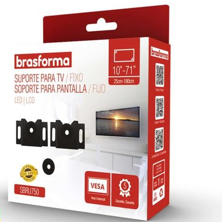 Suporte para TV Universal Fixo LED LCD Plasma 10 a 71 Pol | Shopee Brasil