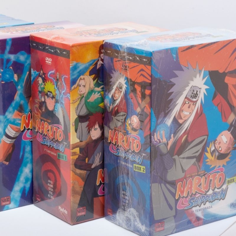 Box Dvds Naruto Shippuden - lacrados | Shopee Brasil