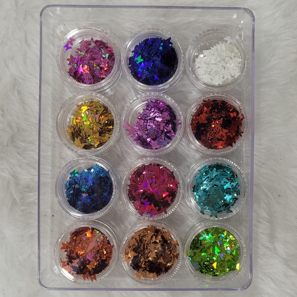 Kit Glitter Mix de Cores - 12 Unidades | Shopee Brasil