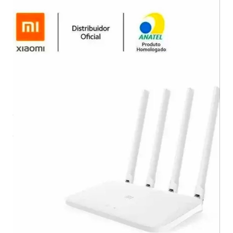 Roteador Wi-fi Xiaomi Mi Router 4c, 300mbps, 4 Antenas | Shopee Brasil