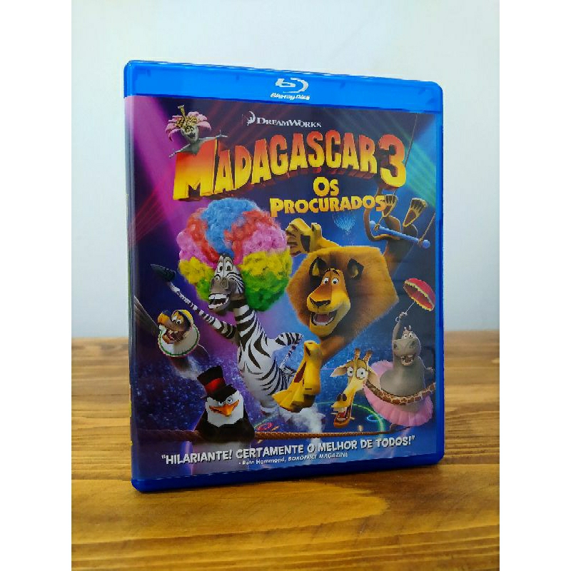 Madagascar 3 - Os Procurados (Blu-Ray) | Shopee Brasil