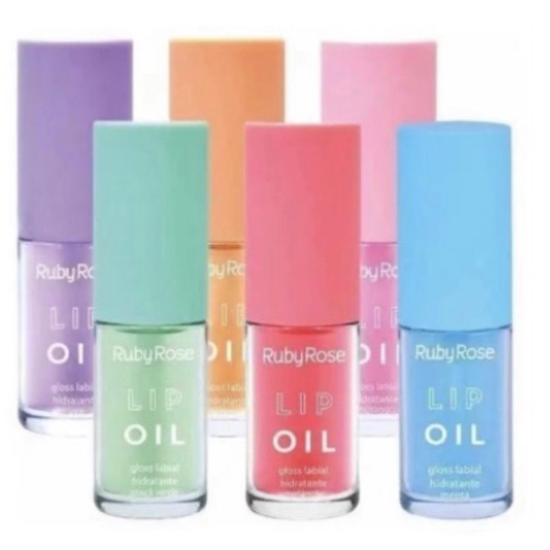 Lip Oil Ruby Rose Gloss Hidratante Labial Transparente | Shopee Brasil