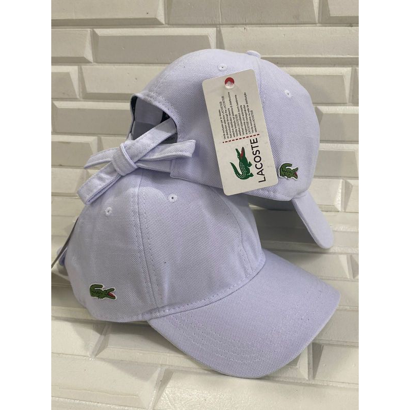 Boné Lacoste Lacinho Coleção Rara Aba Curva | Shopee Brasil