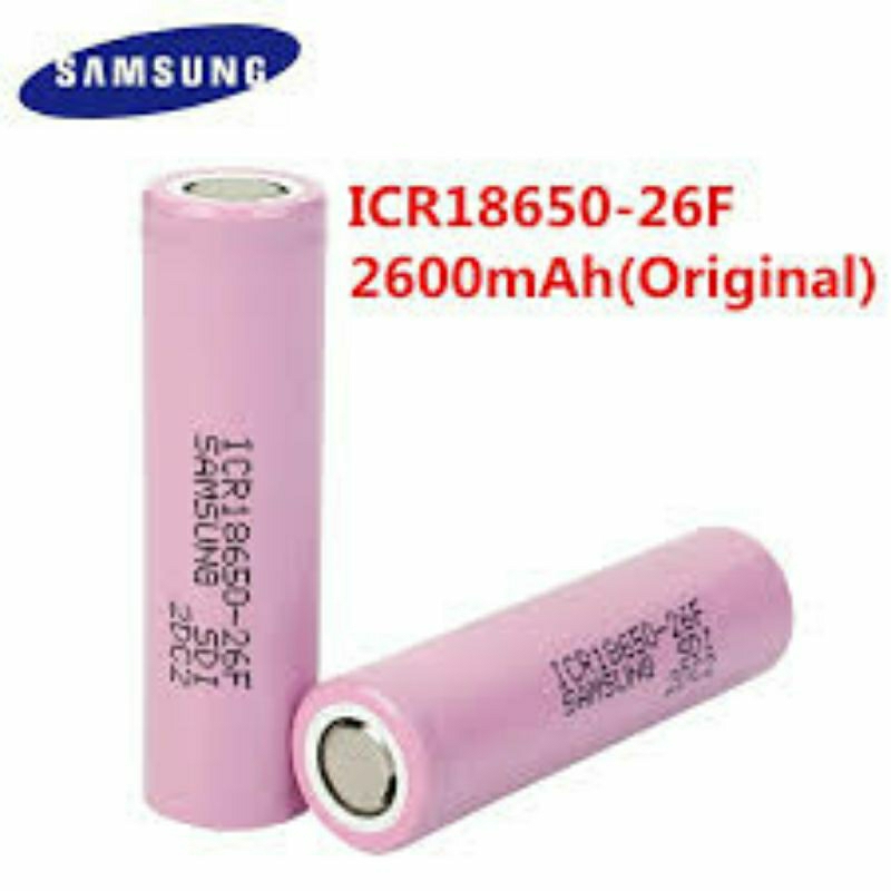 Bateria Samsung 18650 bateria Original 3.7V 2600mAh 18650 Bateria ...