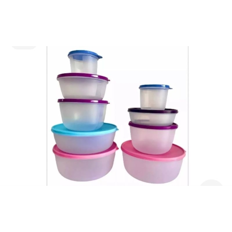 kit tigelas visual 9 peças Tupperware | Shopee Brasil