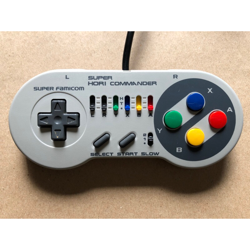 CONTROLE - SUPER FAMICOM - SUPER HORI COMMANDER - SUPER NINTENDO - ORIGINAL | Shopee Brasil
