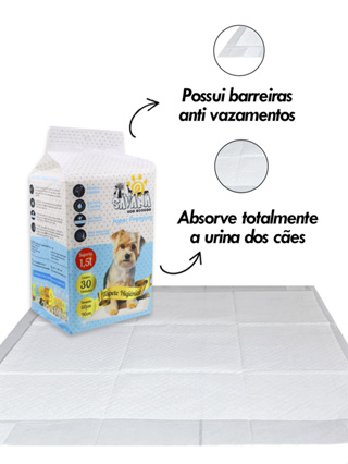Tapete para Cachorro Higiênico 30 unidades Savana Pet 60x90cm | Shopee Brasil