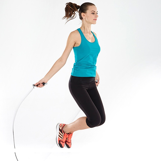 Corda Pular Aço Crossfit 3M Rolamento Speed Profissional Corda Crossfit ...