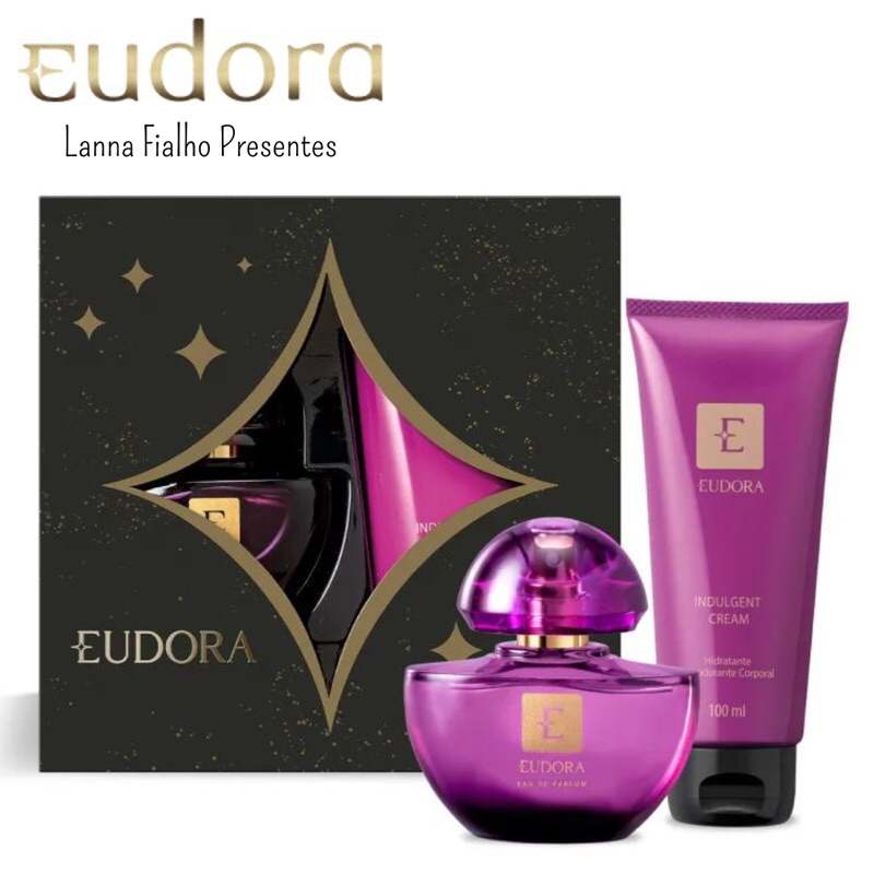 Kit Presente Eudora EDP (Eau de Parfum 35ml + Hidratante Corporal 100ml) | Shopee Brasil