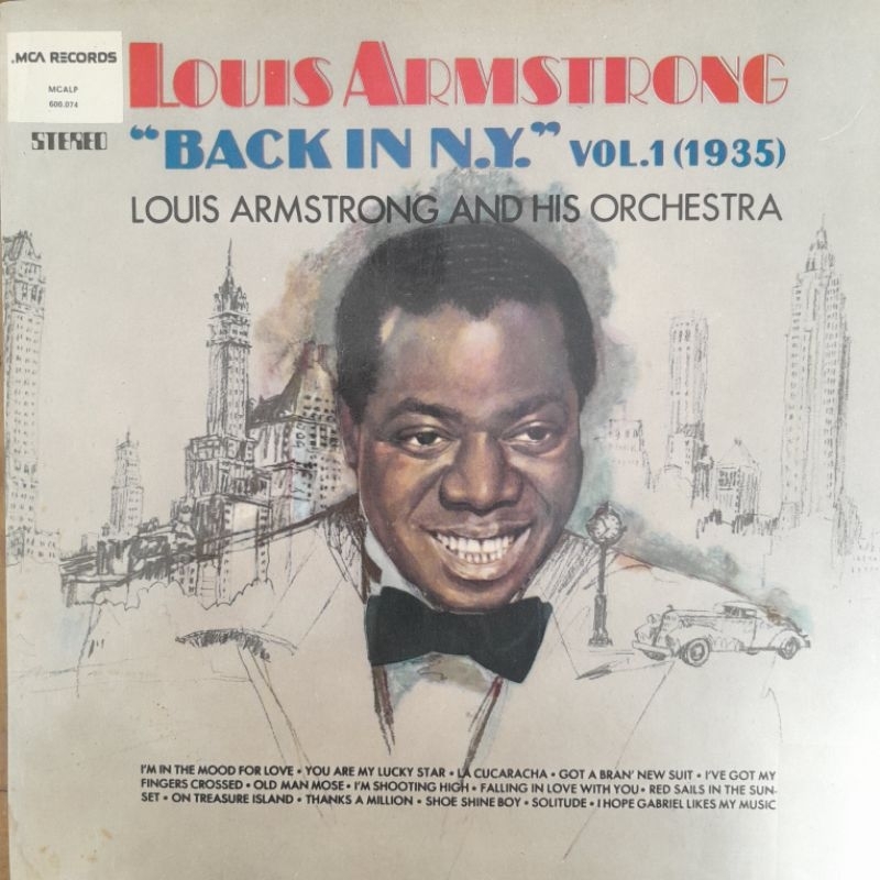 Louis Armstrong "Back in N.Y." Vol.1 (1935)-lp-vinil-codg1l | Shopee Brasil