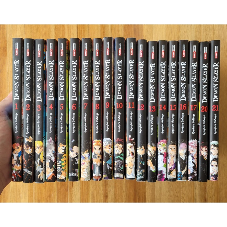 Mangá Demon Slayer VOLUMES AVULSOS - 1, 2, 3, 4, 5, 6, 7, 8, 9, 10, 11 ...