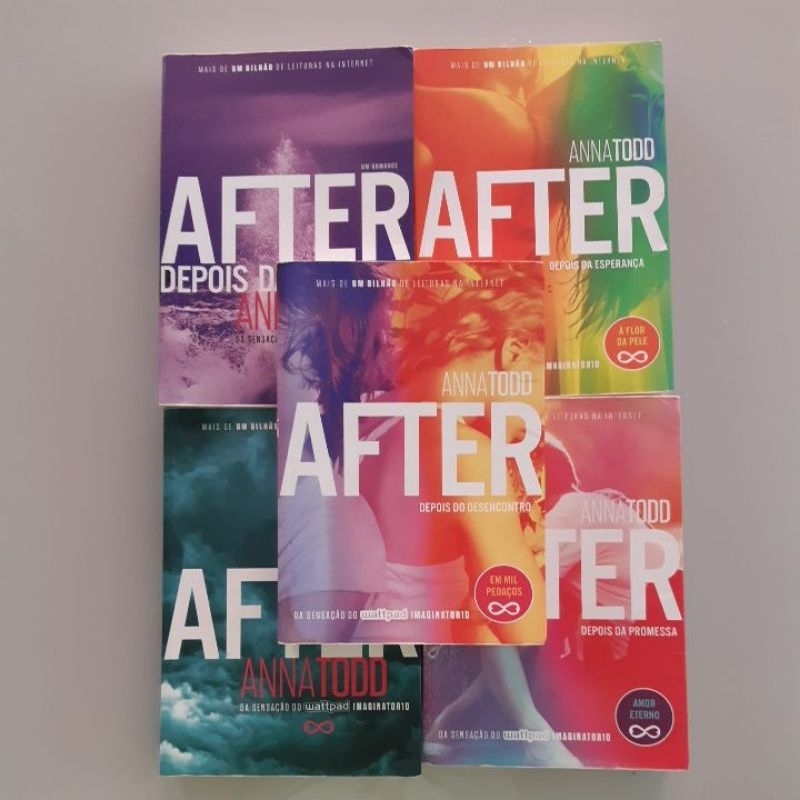 COLEÇÃO AFTER (5 VOLUMES) | Shopee Brasil