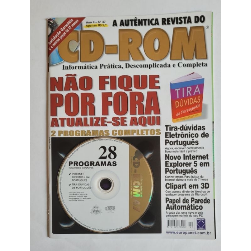 Revista do Cd-rom N° 47 - Pc | Shopee Brasil