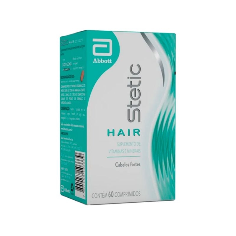 Stetic Hair 60 Comprimidos | Shopee Brasil