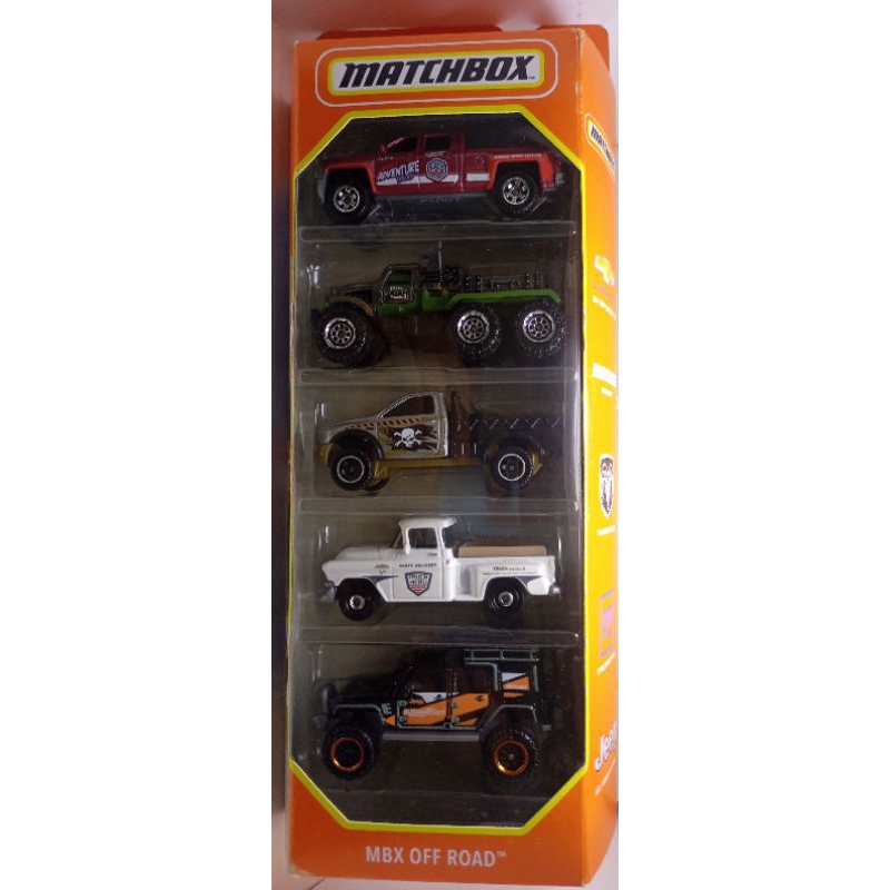 Matchbox MBX OFF Road - Pack com 5 Minis | Shopee Brasil