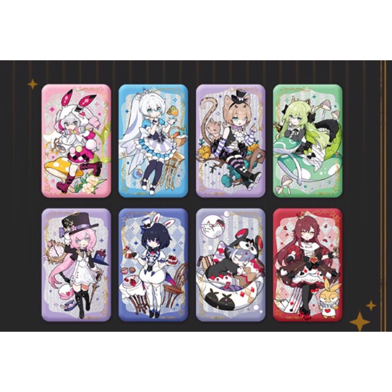 Valkyrie in Wonderland Emblema metal Honkai Impact 3rd anime | Shopee ...
