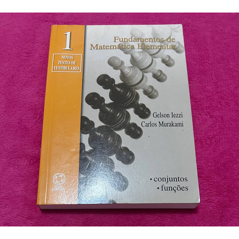 Livro Fundamentos De Matemática Elementar Volume 1 - Escorrega o Preço