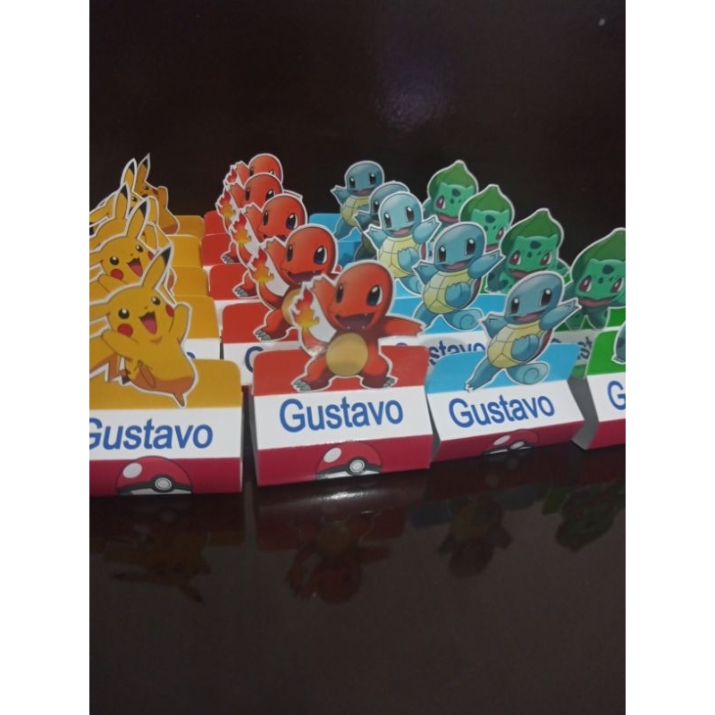 Porta Bis Duplo Pokemon Personalizado (12unidades) | Shopee Brasil