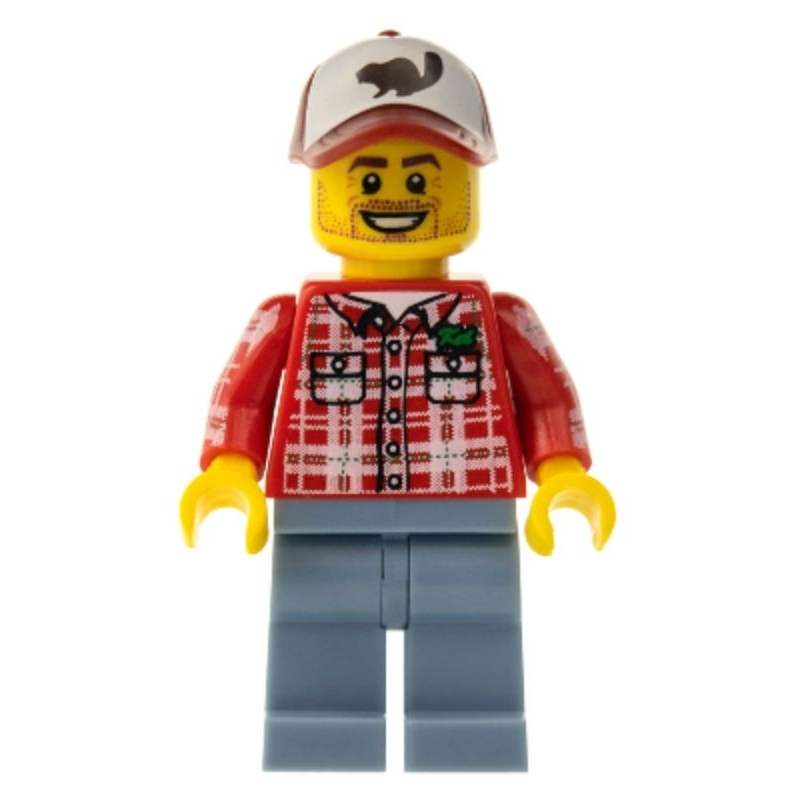 LEGO Lumberjack Minifigures Series 6 Minifigura | Shopee Brasil