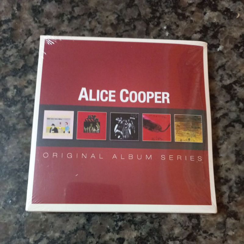 Box 05 Cds Alice Cooper - Original Album Series - Lacrado | Shopee Brasil