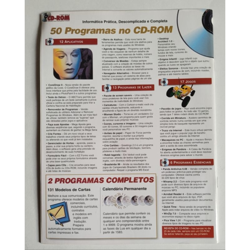 Revista do Cd-rom N° 50 - Pc | Shopee Brasil