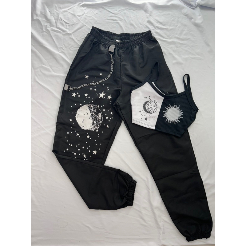 Conjunto Sol e Lua estilo moda gringa roupa feminina | Shopee Brasil