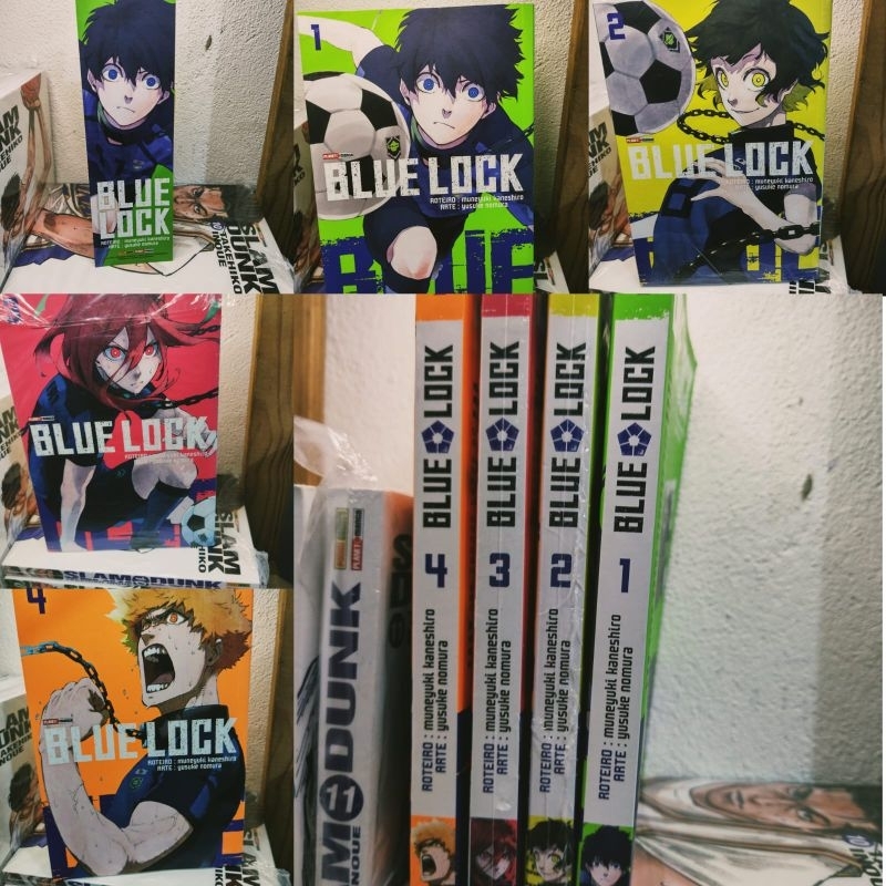 manga BLUE Lock novo do 1 ao 4 panini | Shopee Brasil