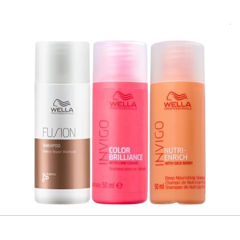 Kit Wella Professionals Triple Wash Mini (3 Produtos) | Shopee Brasil
