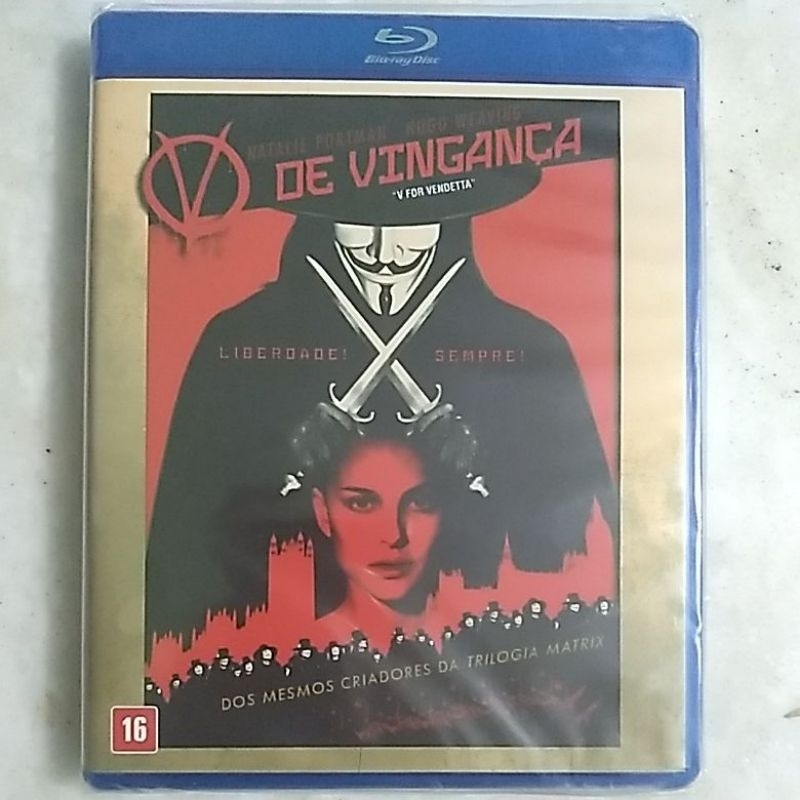 BLU-RAY - V DE VINGANÇA - LACRADO ORIGINAL | Shopee Brasil