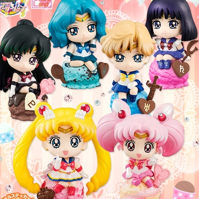 ~ Miniaturas ~ Mini Action Figures Sailor Moon - Coleção Petit Chara ...