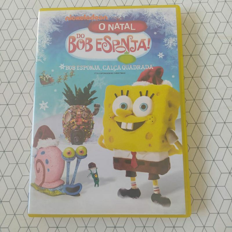 Dvd original O Natal do Bob esponja | Shopee Brasil