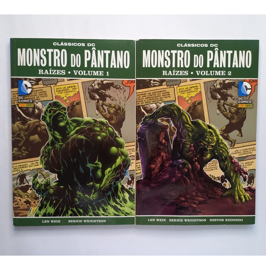 Classicos DC Monstro do Pantano Raizes 1 e 2 Completa Panini 2016 ...